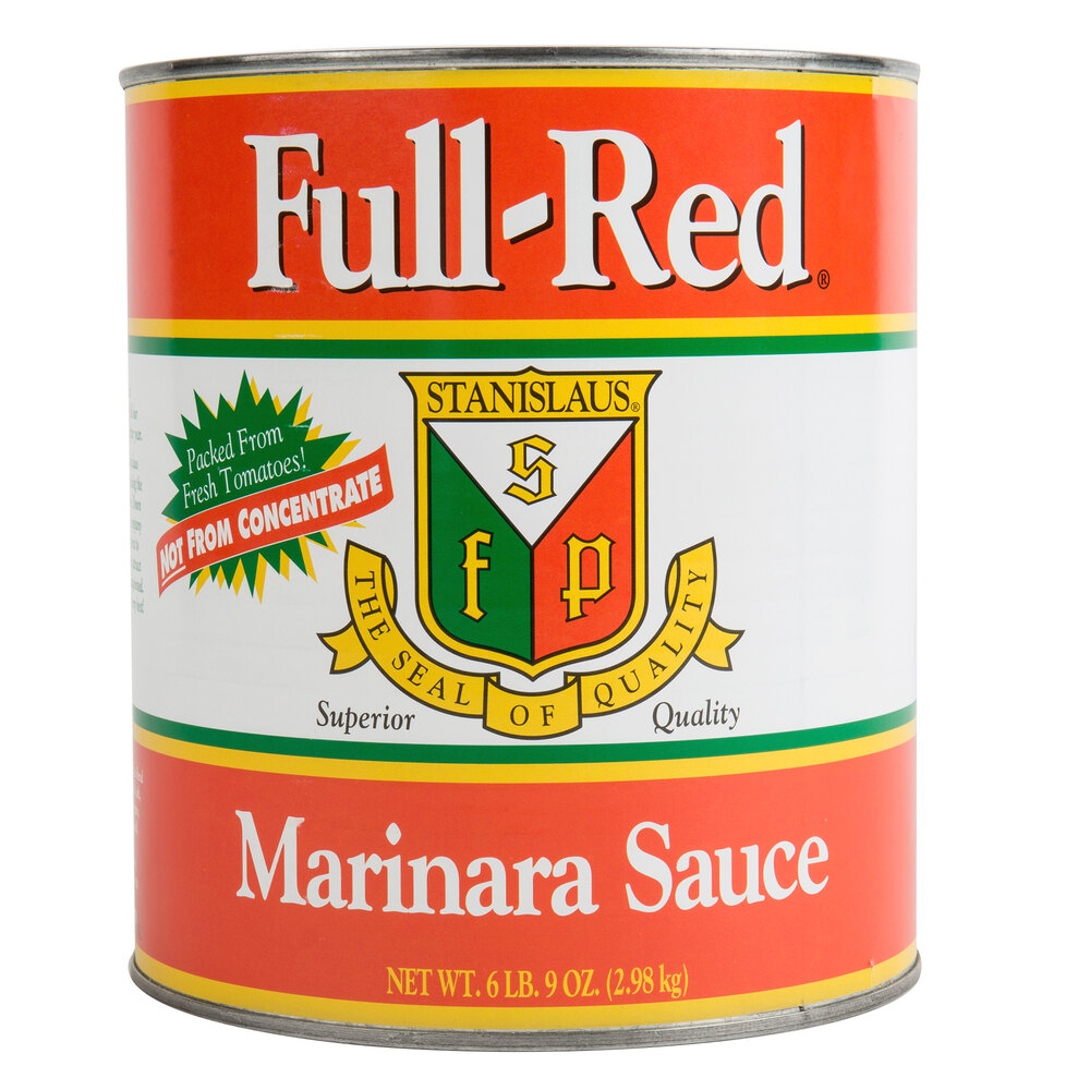 Stanislaus #10 Can Full-Red Marinara Sauce - 6/Case