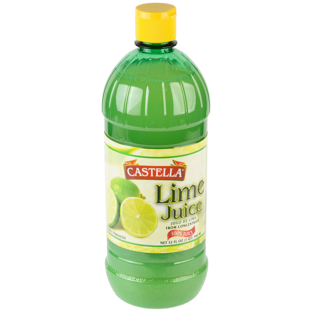 32 oz. 100% Lime Juice - 12/Case