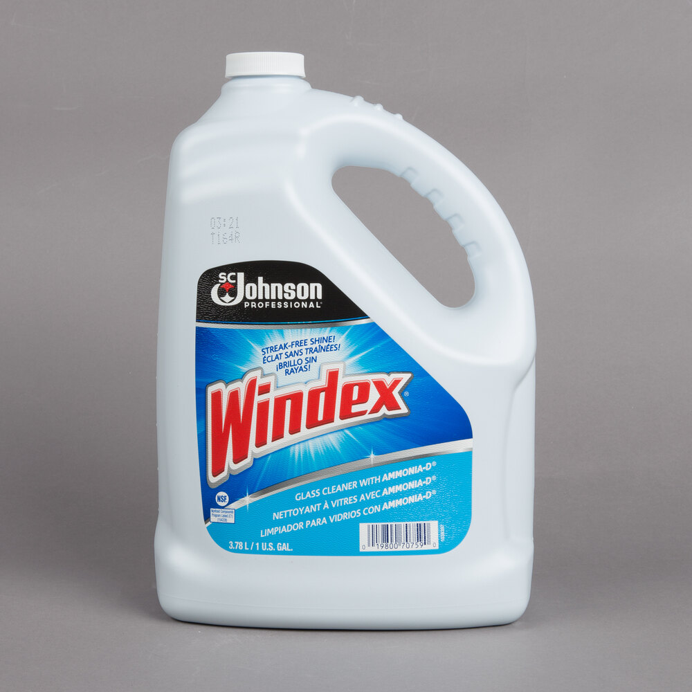 SC Johnson Professional® 696503 1 Gallon / 128 oz. Windex® Window Cleaner