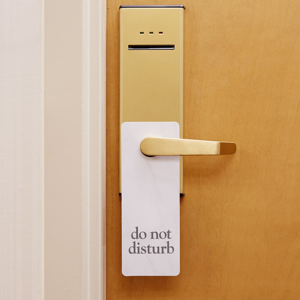 Do Not Disturb Door Sign 100 Case