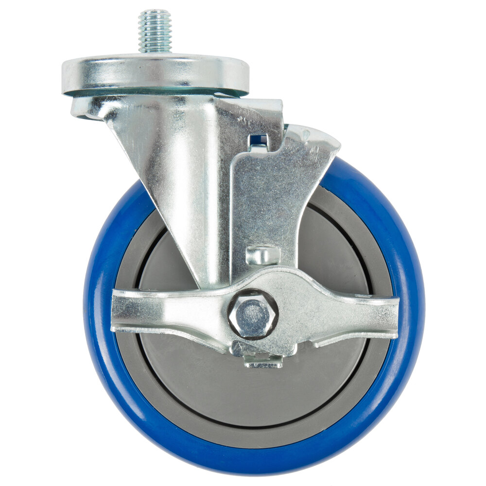 Advance Tabco Equivalent 5" Enclosed Base Table Swivel Stem Caster with ...