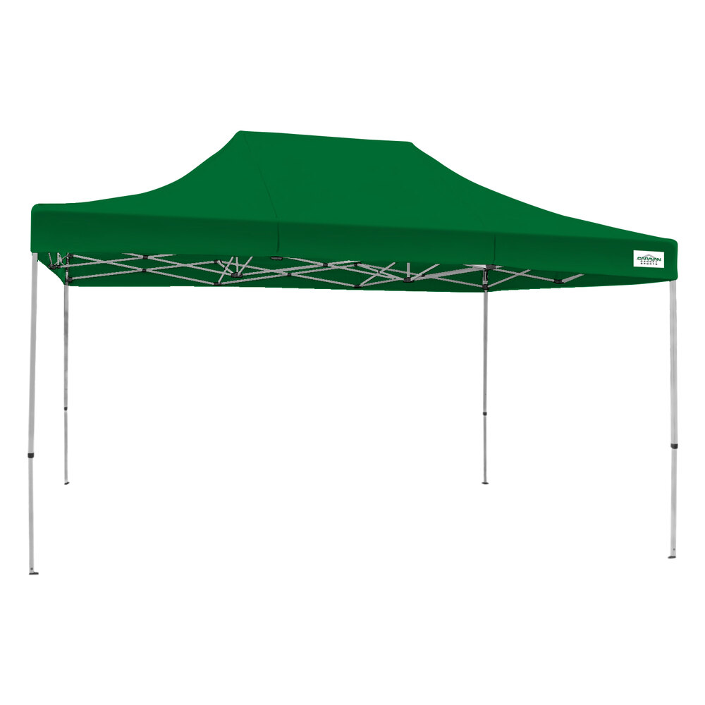 Caravan Canopy 21503205042 Classic 15' x 10' Green Commercial Grade ...