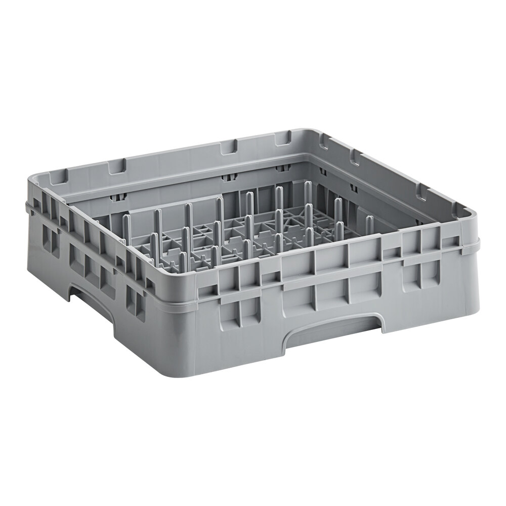 Cambro PR59500151 Soft Gray 5 x 9 Camrack Peg Rack with 1 Extender