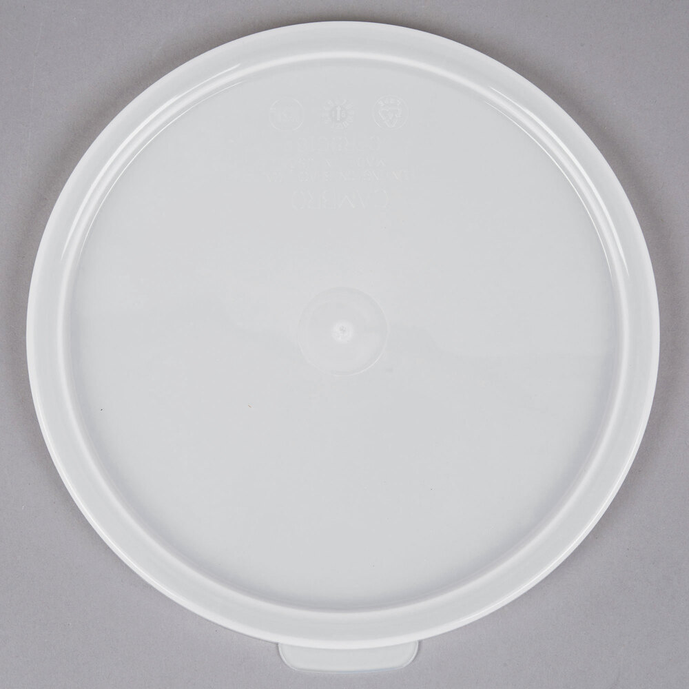 Cambro CFRSC18148 White ColdFest Crock Seal Cover - White