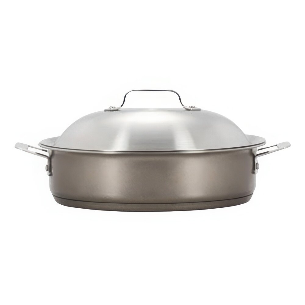 Bon Chef 60001TAUPE Cucina 4 Qt. Taupe Stainless Steel Round Induction ...