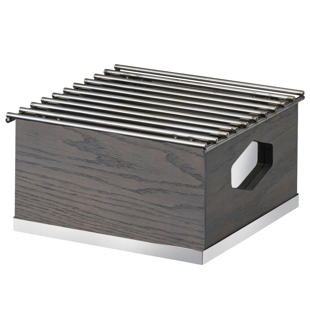 Cal-Mil 3814-83 Ashwood Gray Oak Wood Chafer Alternative - 10" x 10" x ...