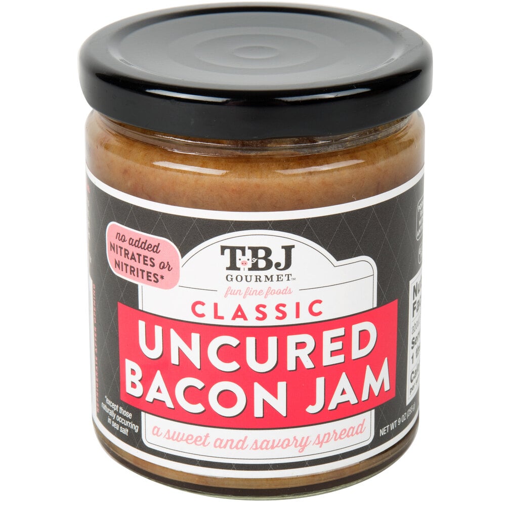 TBJ Gourmet Uncured Bacon Jam Spread (9 oz. - 6/Case)