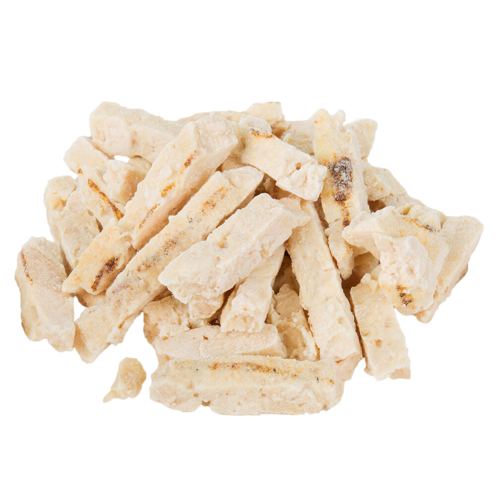 Tyson Red Label 5 lb. Bag of Fully Cooked Grilled Chicken Breast Strips ...