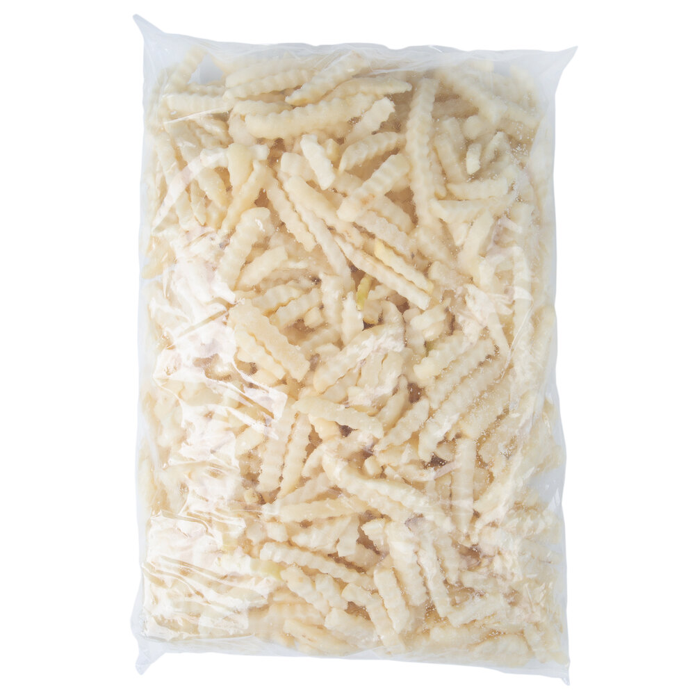 Saint-Arneault Golden Crop 5 lb. 3/8" Crinkle Cut French Fries - 6/Case