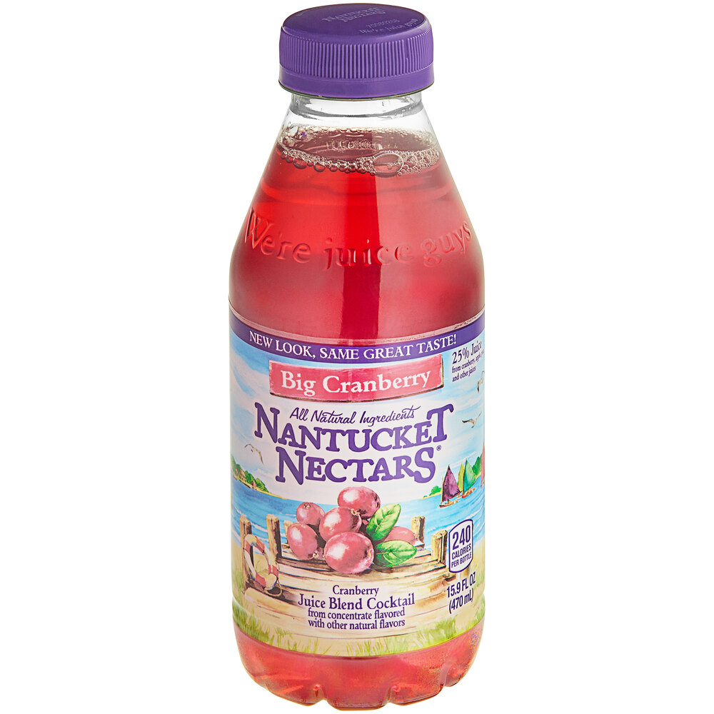 Nantucket Nectars 15.9 fl. oz. Big Cranberry Cocktail Juice Cocktail ...