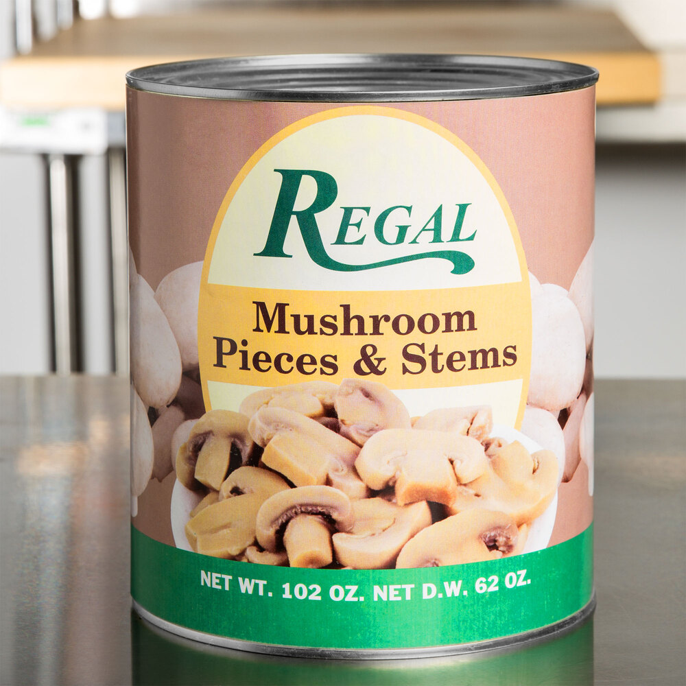 Mushroom Pieces & Stems 6 - #10 Cans / Case