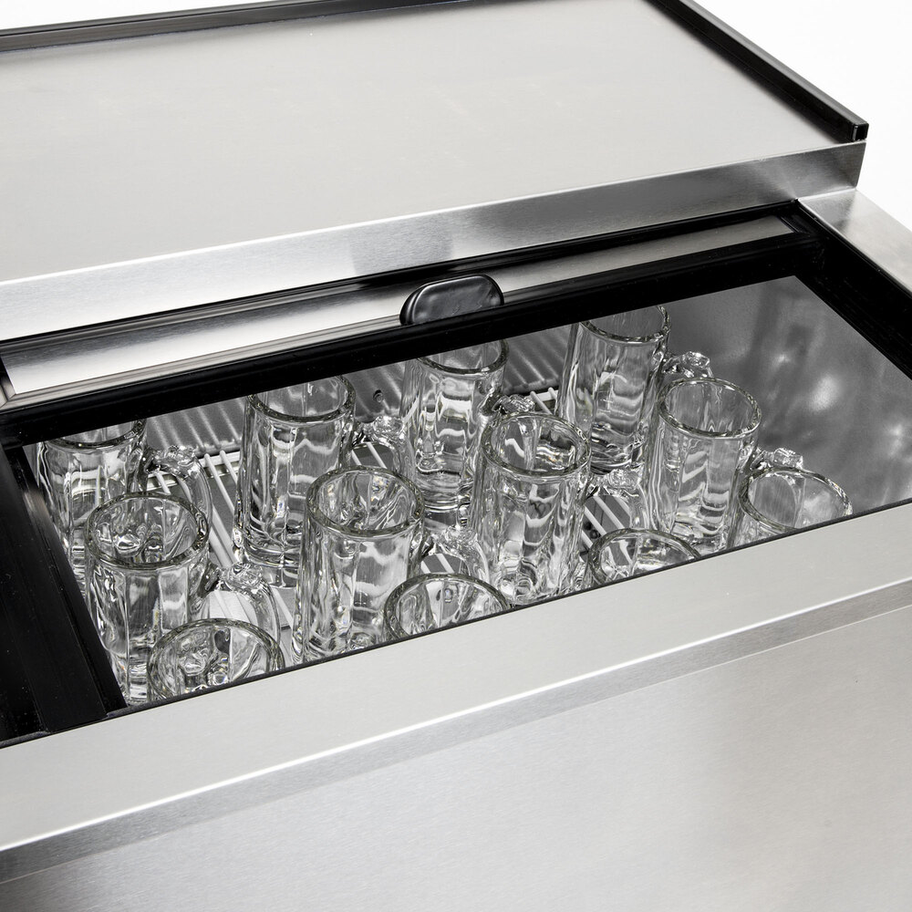 True T-50-GC-S 50" Stainless Steel Glass Froster and Plate Chiller