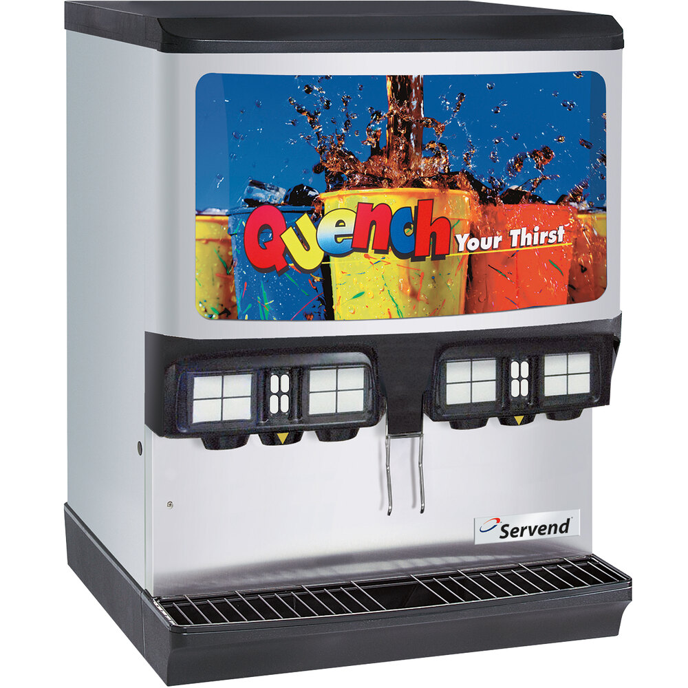Servend 2705612 FRP-250 Flav'R Pic Ice / Beverage Dispenser with 8 ...