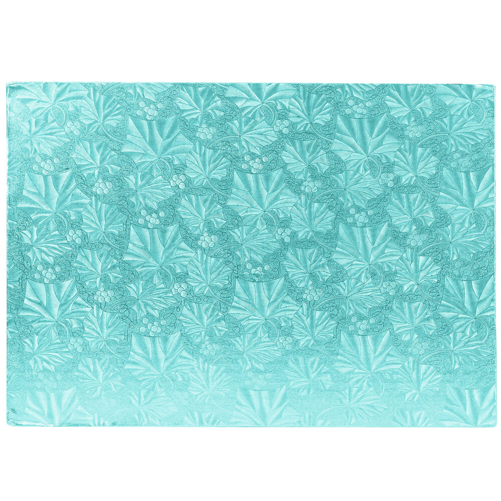 Enjay 1/2-9341334BLUE12 13 3/4" x 9 3/4 Fold-Under 1/2" Thick Quarter ...