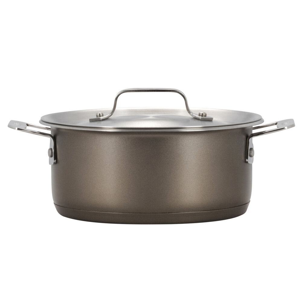 Bon Chef 60025TAUPE Cucina 1.25 Qt. Taupe Stainless Steel Induction Pot ...