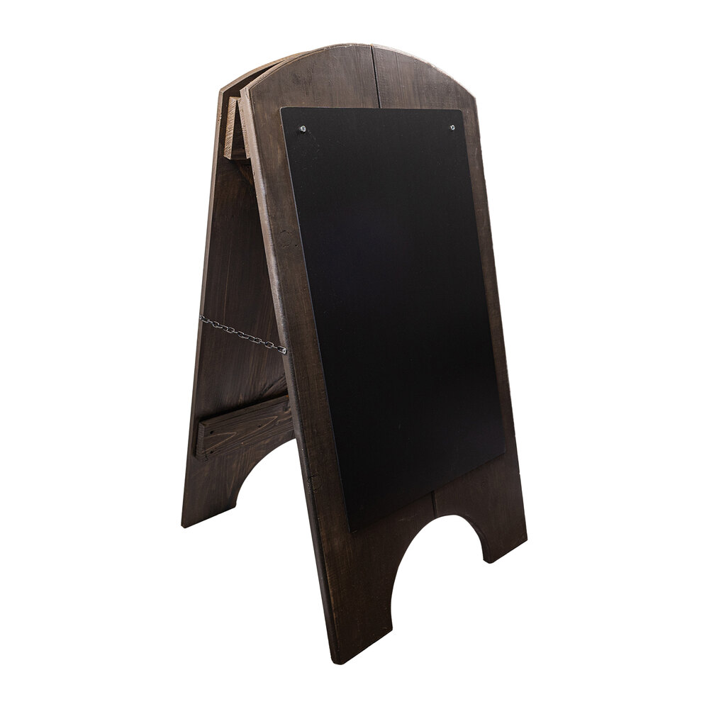 H. Risch, Inc. 22" x 41" Street Talker Sign Board with Chalk Marker Board