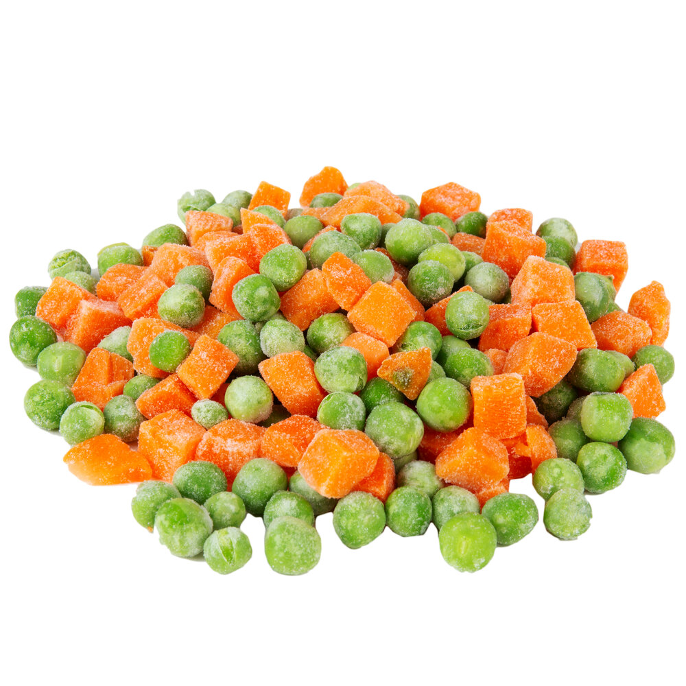 2.5 lb. Grade A Peas and Carrots - 12/Case