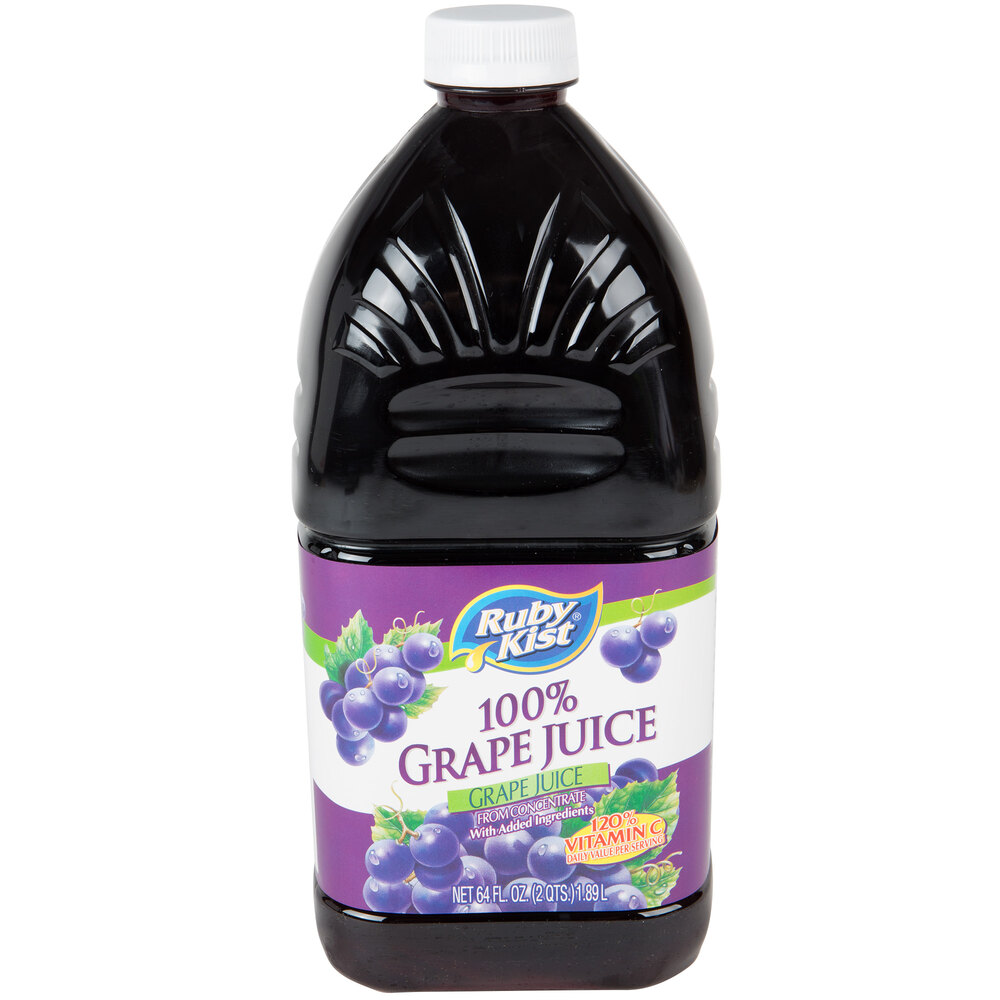 Ruby Kist 64 fl. oz. Grape Juice - 8/Case