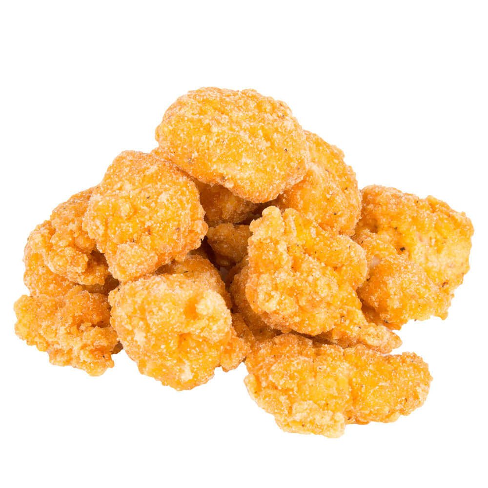 Brakebush Popcorn Chicken - Frozen Fully Cooked 5 lb. Bags (2/Case)