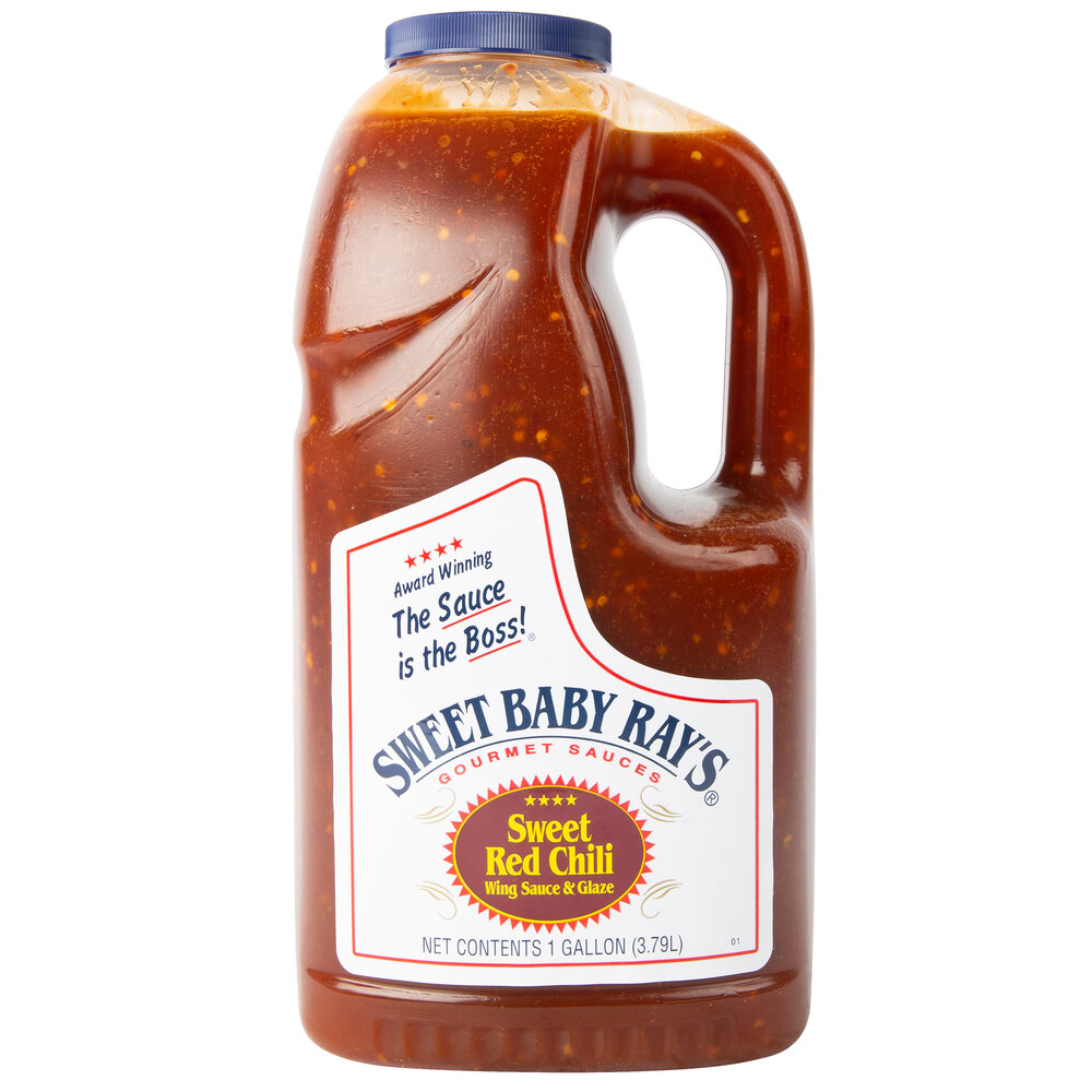 Sweet Baby Ray's 1 Gallon Sweet Red Chili Pepper Wing Sauce and Glaze ...