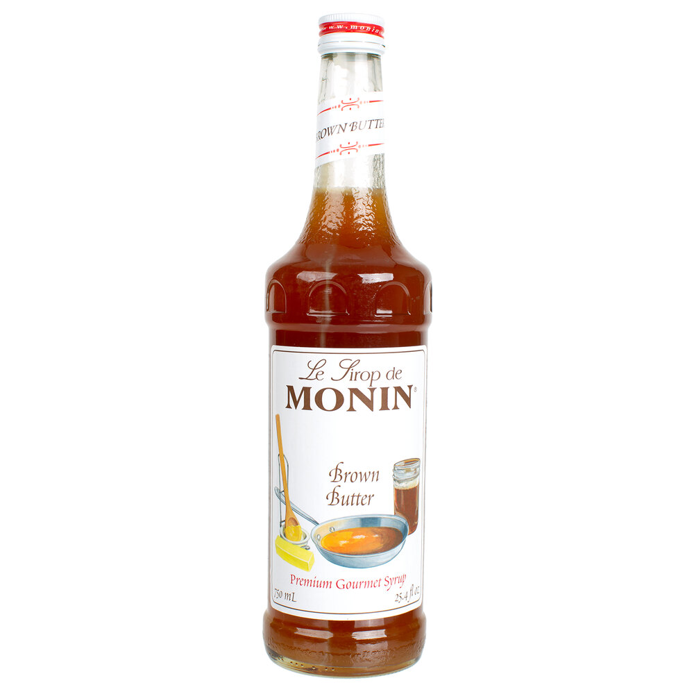 Monin Premium Brown Butter Flavoring Syrup 750 mL