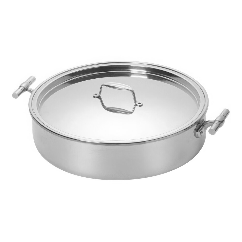 Eastern Tabletop 5926 6 Qt. Mirrored Stainless Steel Induction Pot with ...