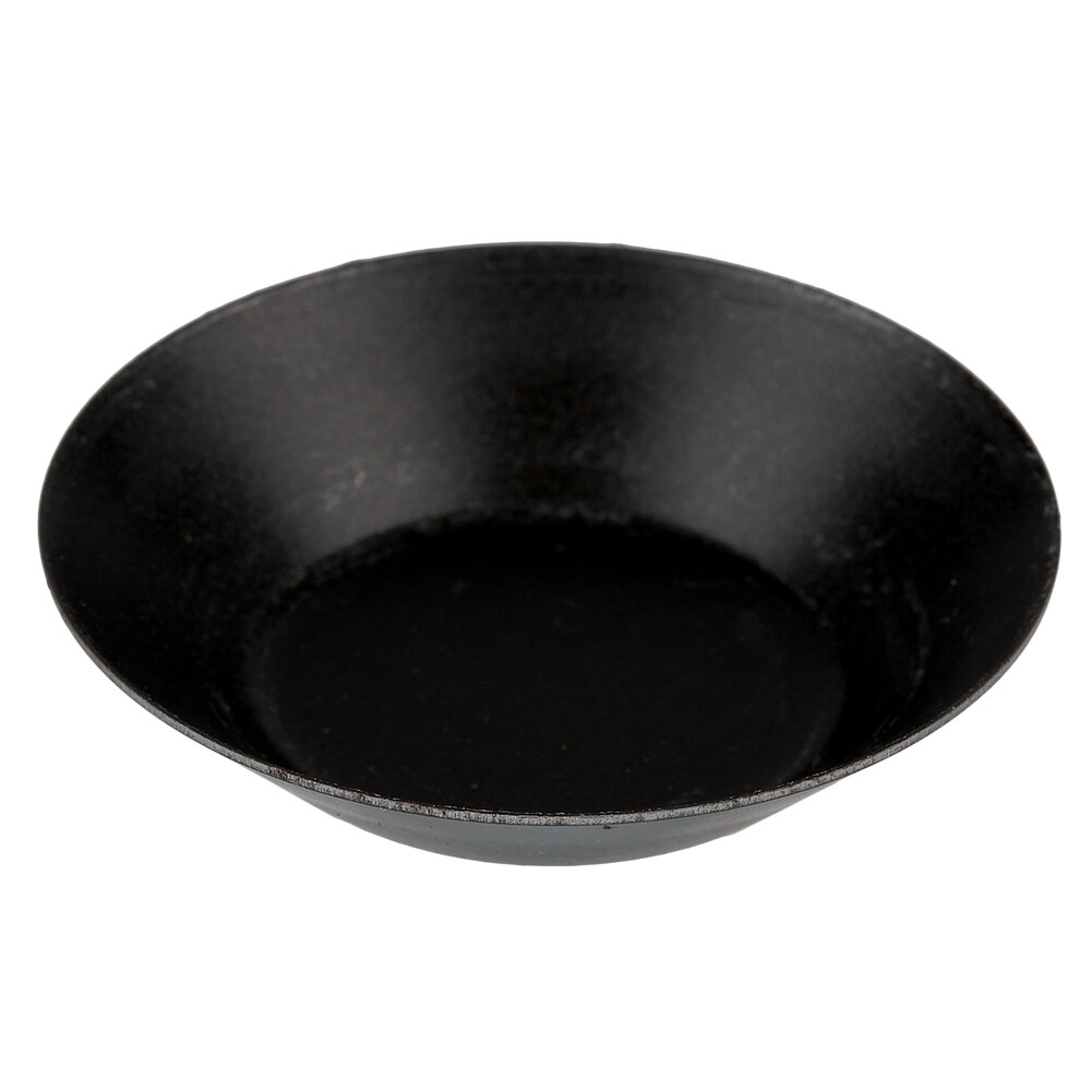 Matfer Bourgeat 332676 Exopan Steel 2 3/4" x 3/8" Plain-Edge Non-Stick ...