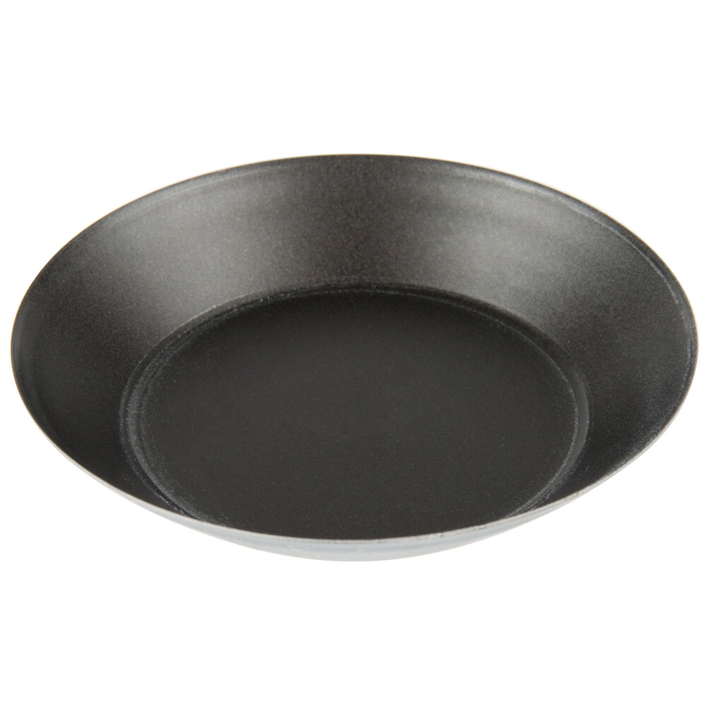 Matfer Bourgeat 332680 Exopan Steel 3 1/2" x 1/2" Plain-Edge Non-Stick ...
