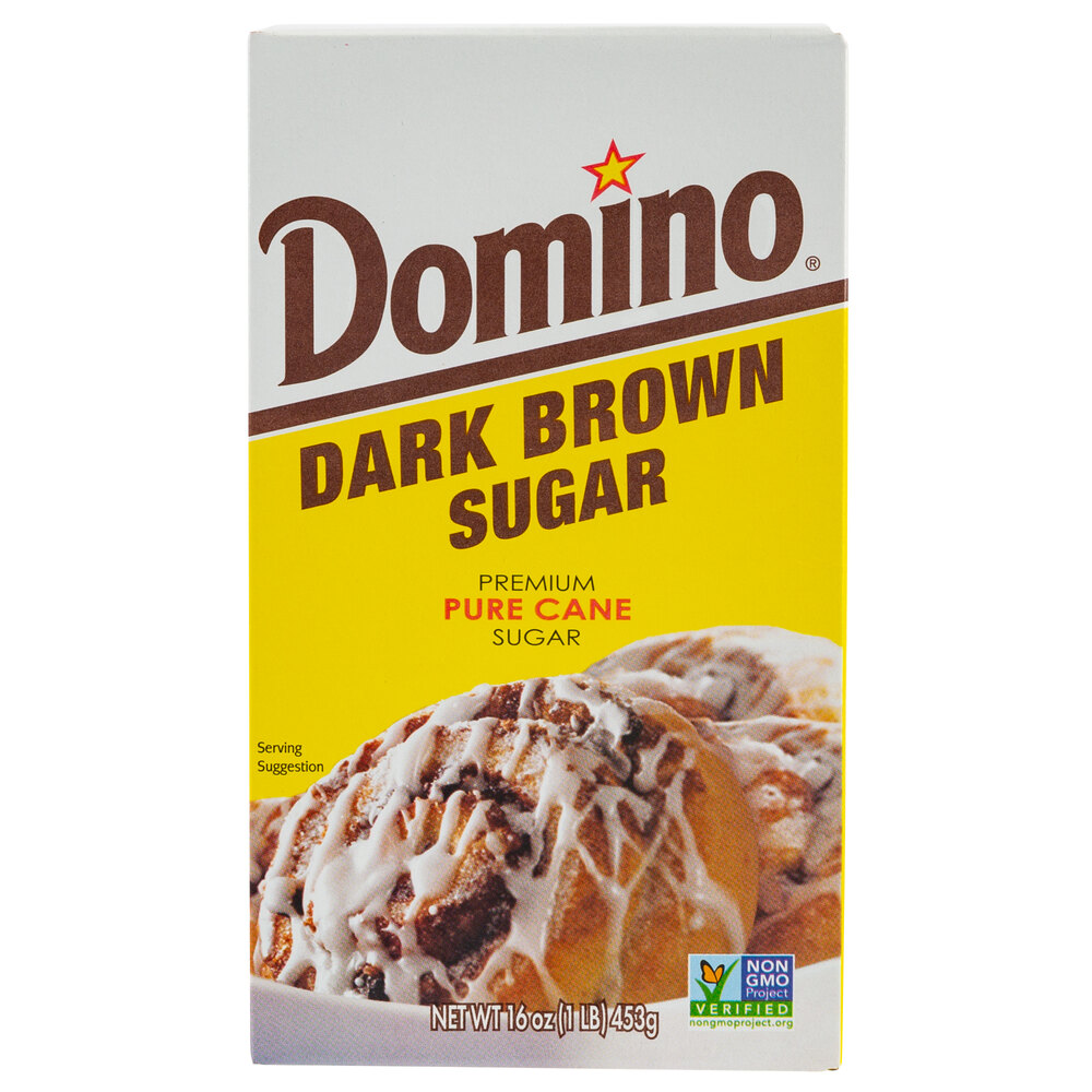 Domino Dark Brown Sugar 1 Lb Box 24 Case domino-dark-brown-sugar-1-lb-box-24-case