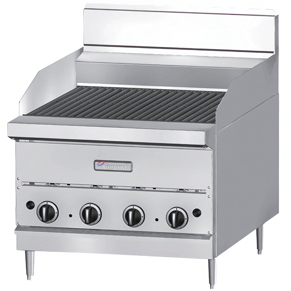 Garland G48-BRL Natural Gas 48" Ceramic Briquette Charbroiler - 120,000 BTU