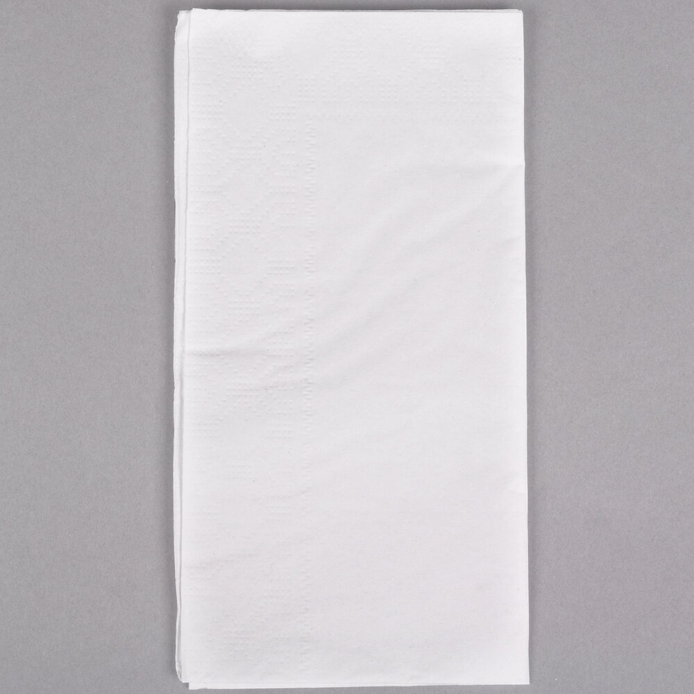 Hoffmaster 03000 17" x 17" 3-Ply Premium White Dinner Napkin - 2,000/Case