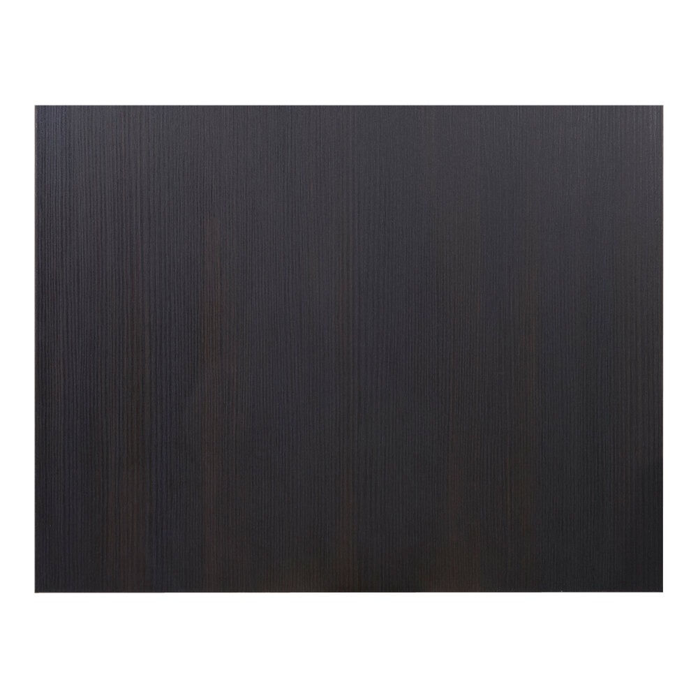 BFM Seating Midtown 30" x 48" Rectangular Tabletop - Espresso