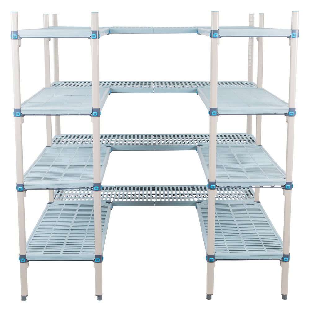 Metro MetroMax Q 6' x 6' Walk-In Shelving Unit Kit with S-Hooks