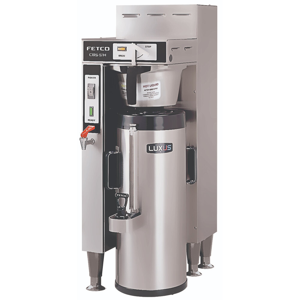 Fetco CBS-51H-15 C51026 Stainless Steel Single Automatic Coffee Brewer ...