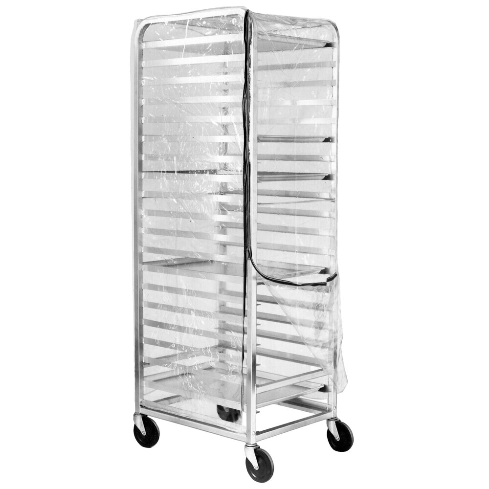 Channel ELC-69 69" Clear Poly Vinyl Bun Pan Rack Cover
