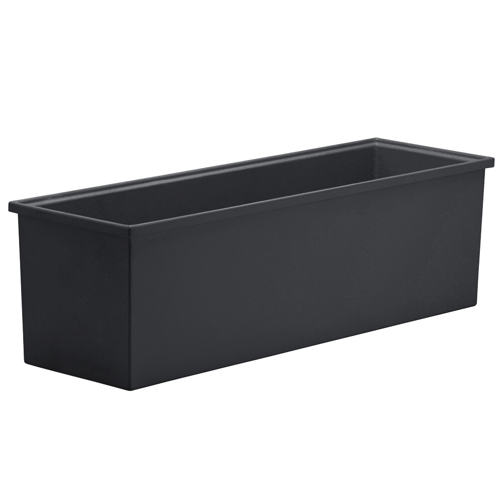 Bon Chef EZ-12L-5BLK EZ Fit Smart Bowl Black Sandstone Finish 1/2 Long ...