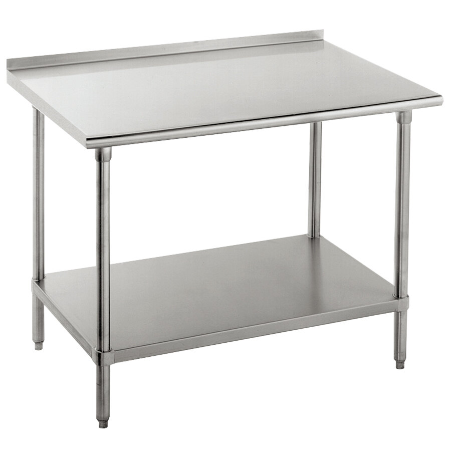 16 Gauge Advance Tabco FAG-245 24" x 60" Stainless Steel Work Table ...