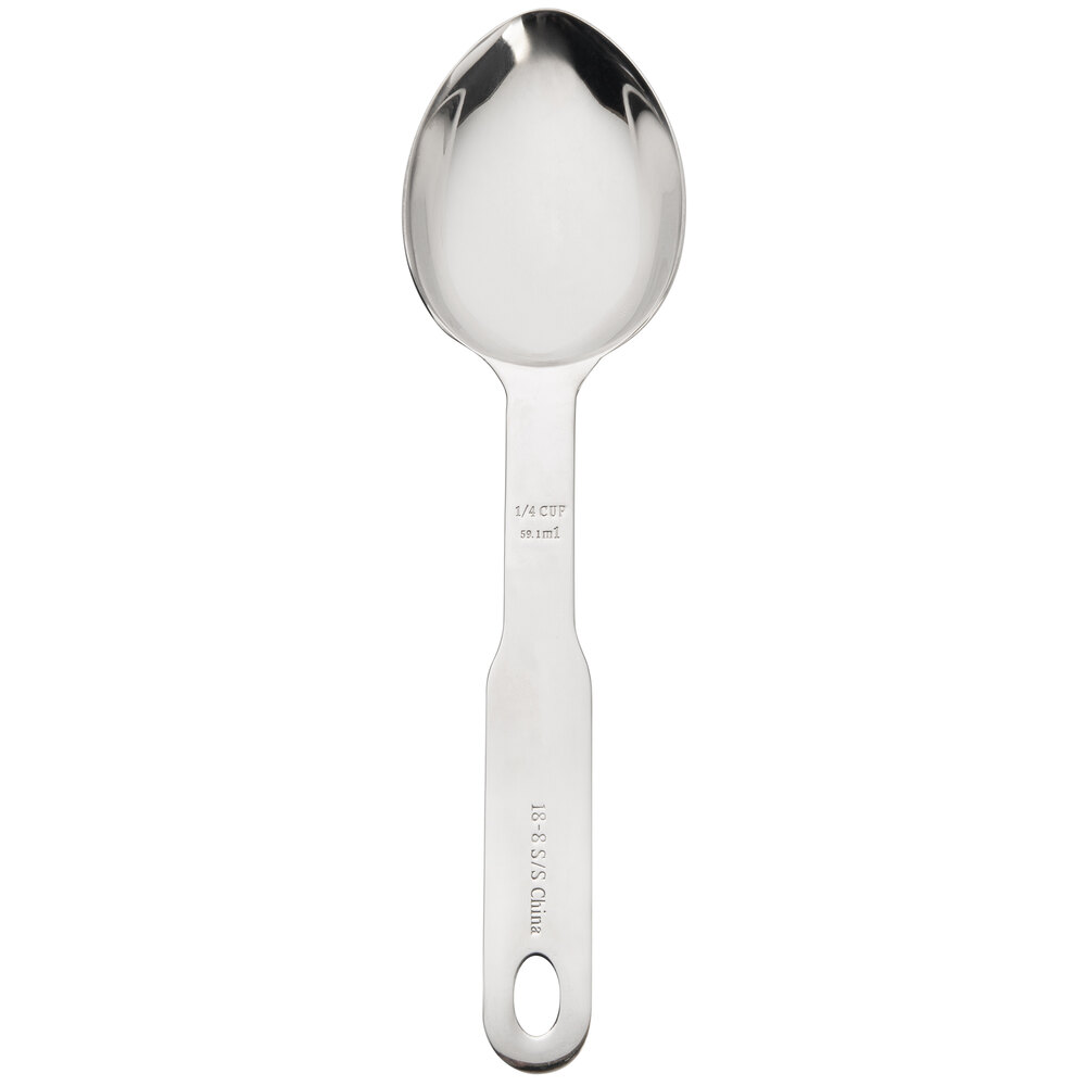 Thunder Group 1/4 Cup Stainless Steel Measuring Scoop