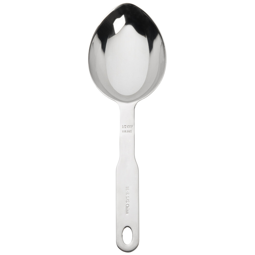 Thunder Group 1/2 Cup Stainless Steel Measuring Scoop