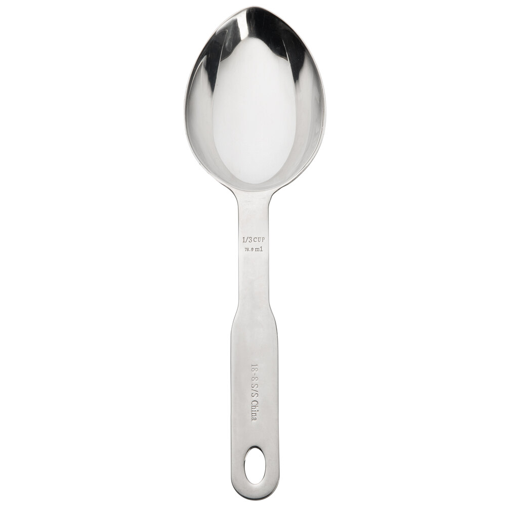 Thunder Group 1/3 Cup Stainless Steel Measuring Scoop