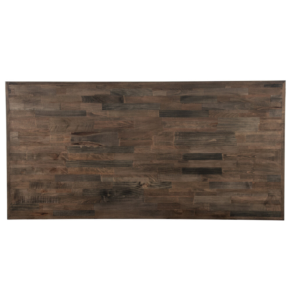 Lancaster Table & Seating Brown Butcher Block Table Top