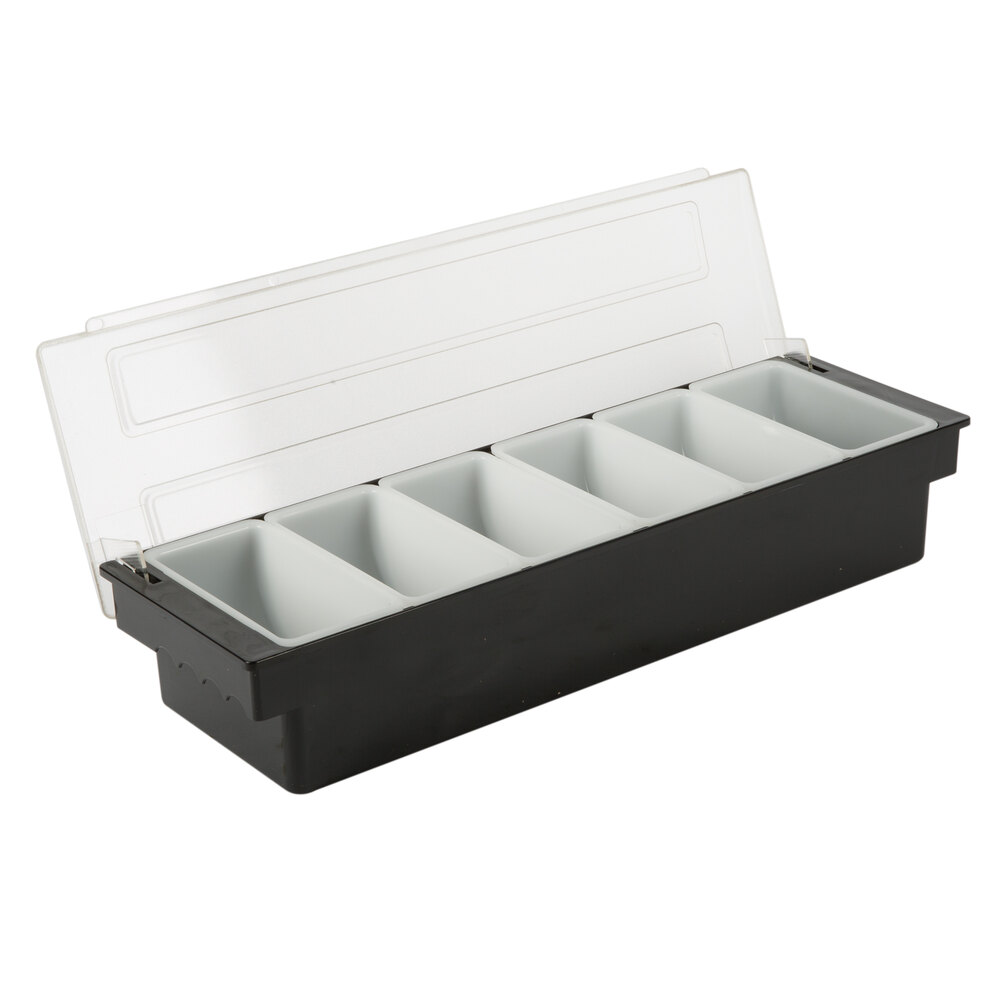 Choice 6-Compartment Condiment Bar: Shop WebstaurantStore