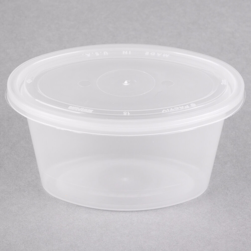 Newspring YE502 ELLIPSO 2 oz. Clear Oval Souffle / Portion Cup with ...