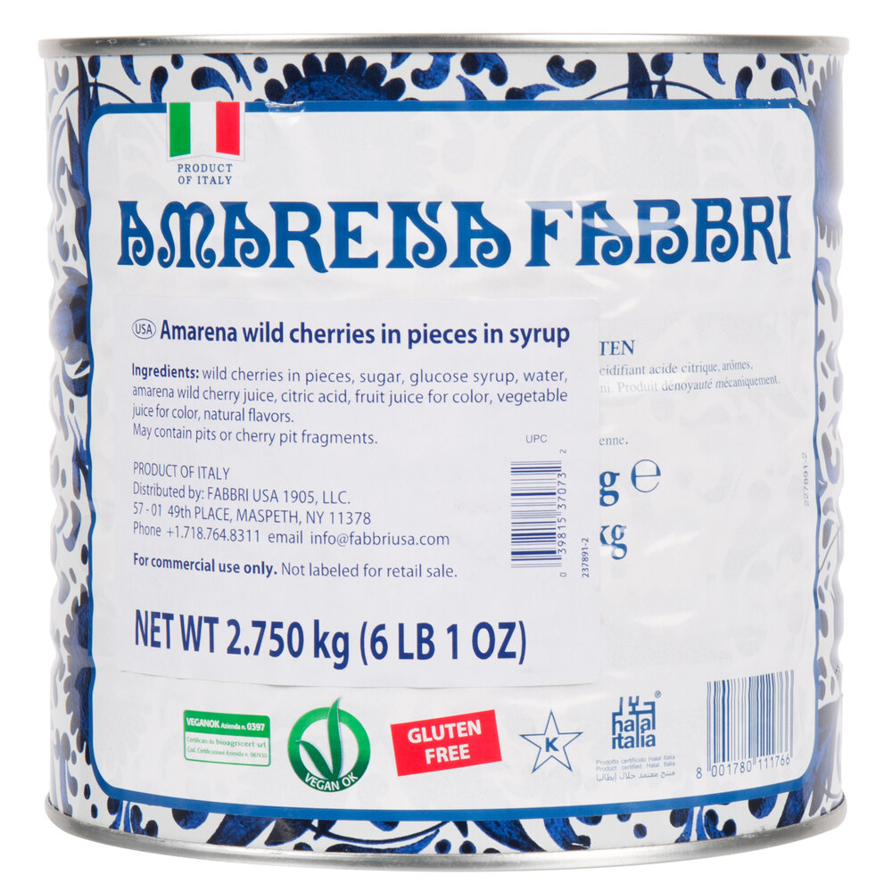 Fabbri 6 lb. Amarena Cherry Brisures / Pieces