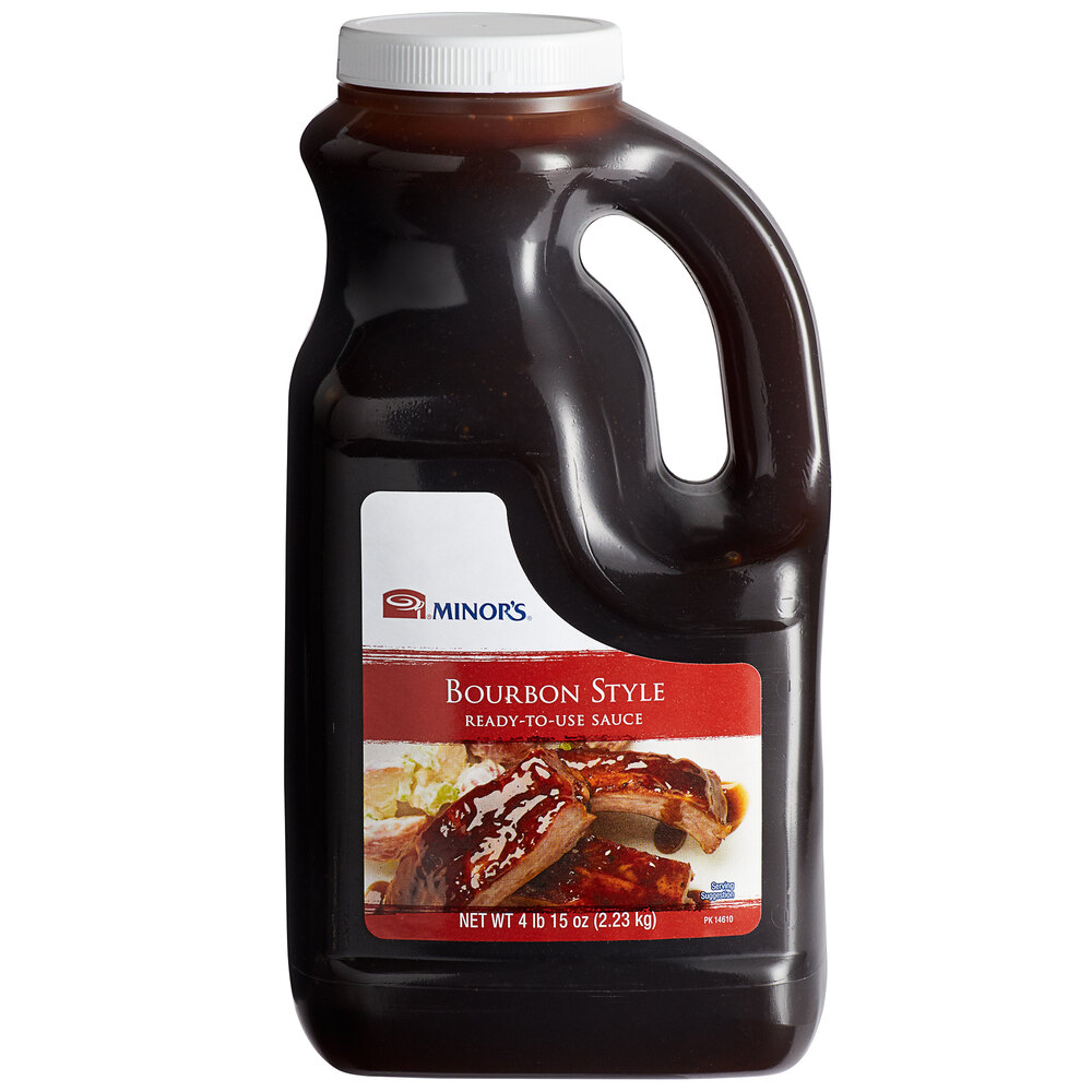 Minor's 1/2 Gallon Southern-Style Bourbon Sauce - 4/Case
