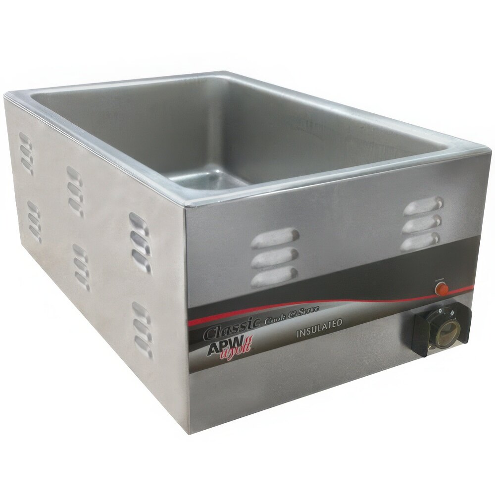 APW Wyott 3D-CW2A 12" x 20" Countertop Food Cooker/Warmer 22 Qt. - 208/240V