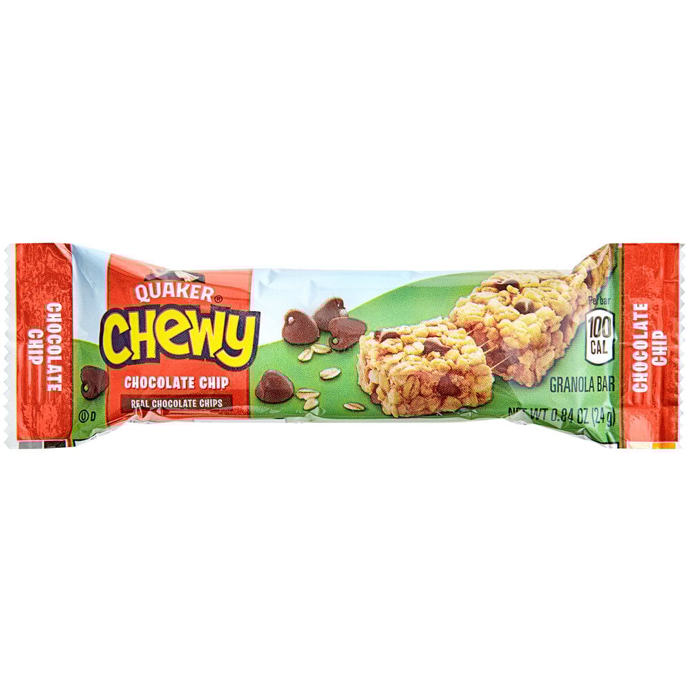 Quaker Chewy Chocolate Chip Granola Bars 8-Pack - 12/Case