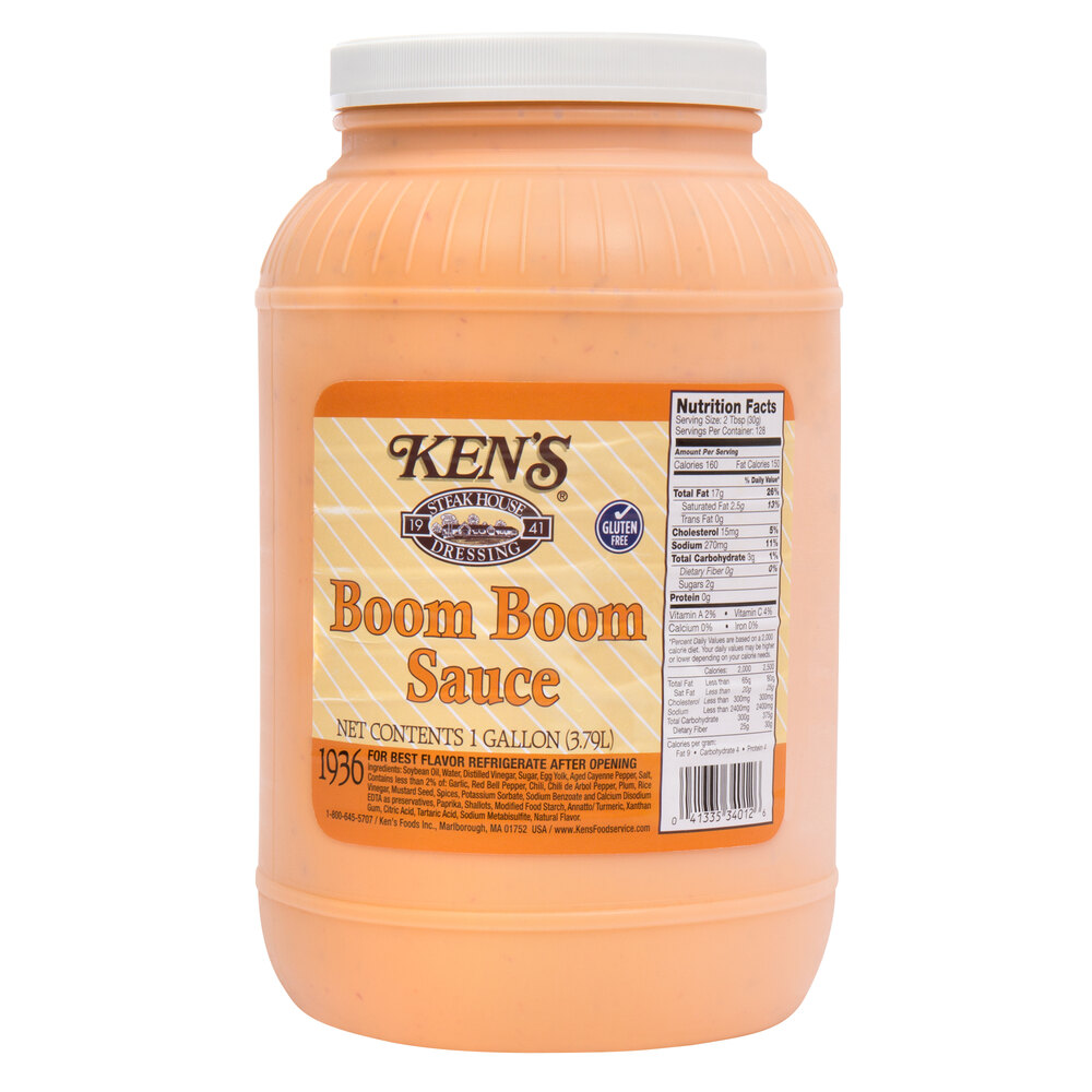 Ken's Bulk Boom Boom Sauce - 1 Gallon Containers (4/Case)