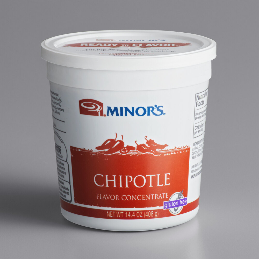 Minor's 14.4 oz. Chipotle Flavor Concentrate - 6/Case