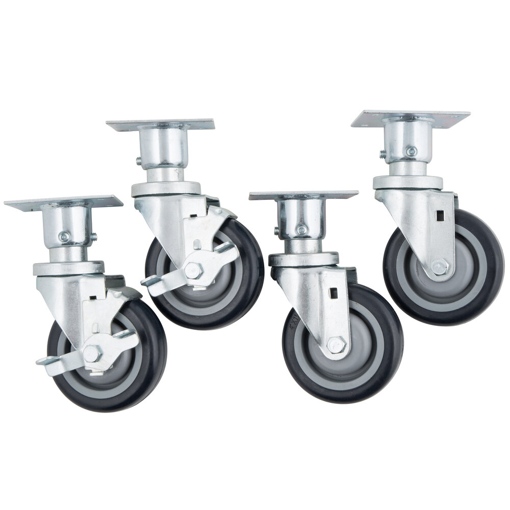 Vulcan CASTERS-PLTMNT 4" Adjustable Swivel Casters for VEG35, VEG50M ...